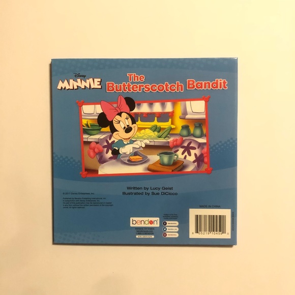 Disney | Accessories | Minnie Mouse The Butterscotch Bandit Book | Poshmark